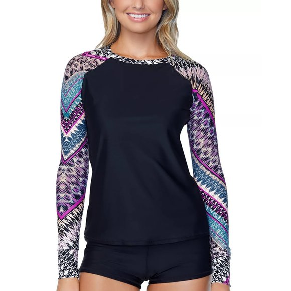 Raisins | Swim | Raisins Juniors Wild About You Printed Longsleeve Rash ...